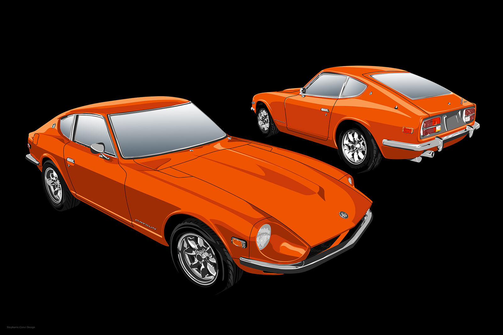 Datsun 240Z - Stephanie Cervi Design